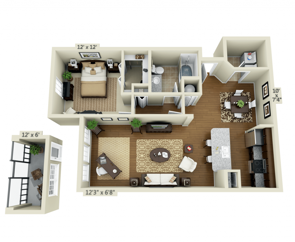 Floorplans - Trinity Club Apartments