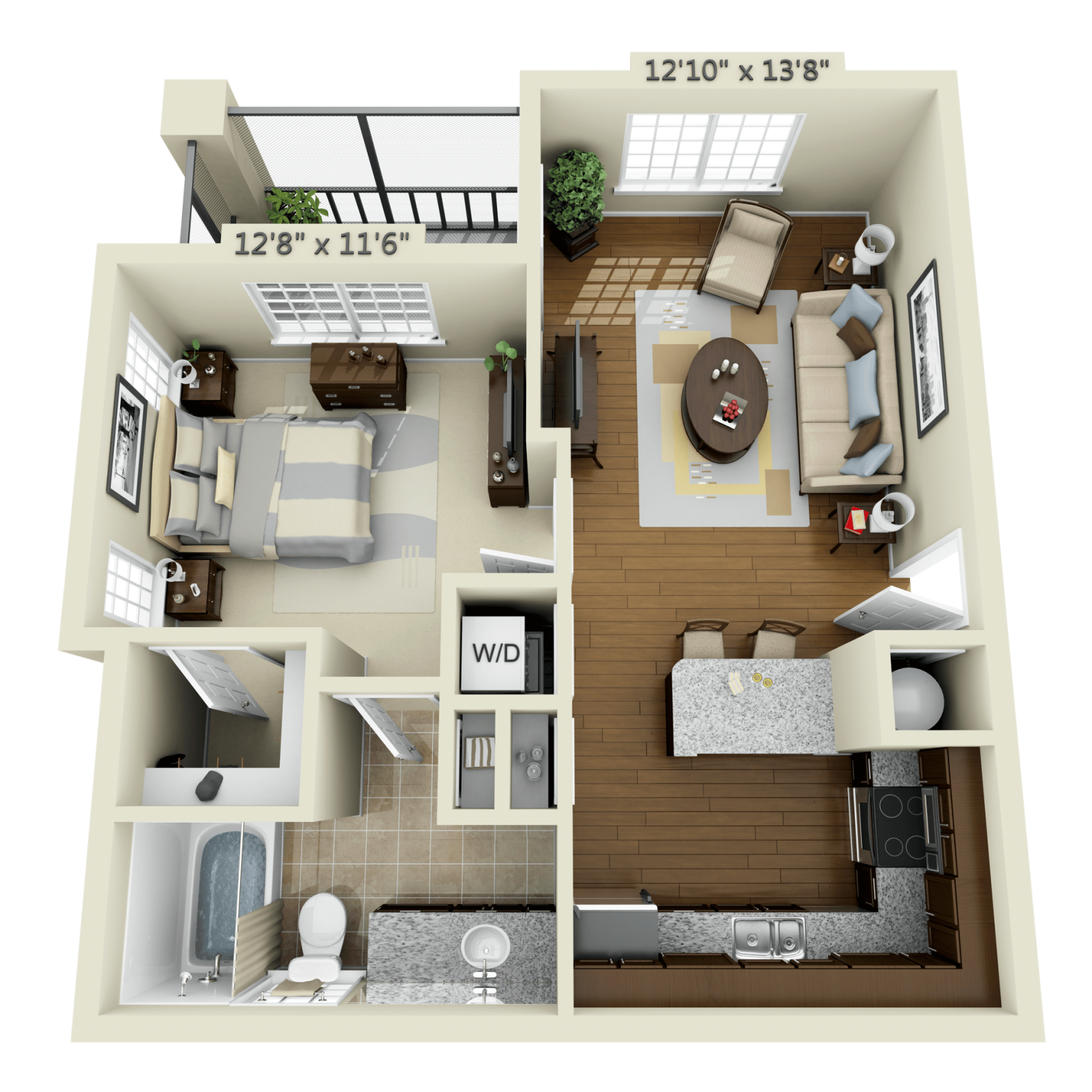 Floorplans - Trinity Club Apartments