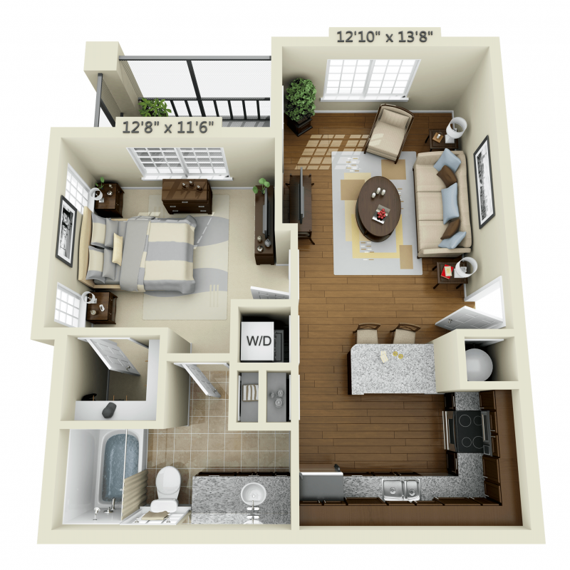 Floorplans - Trinity Club Apartments